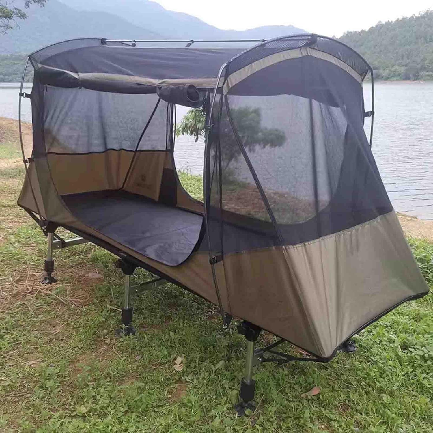 Amazon.com: Off The Ground Camping Easy Tent Cot Camping Cot Tent,with ...