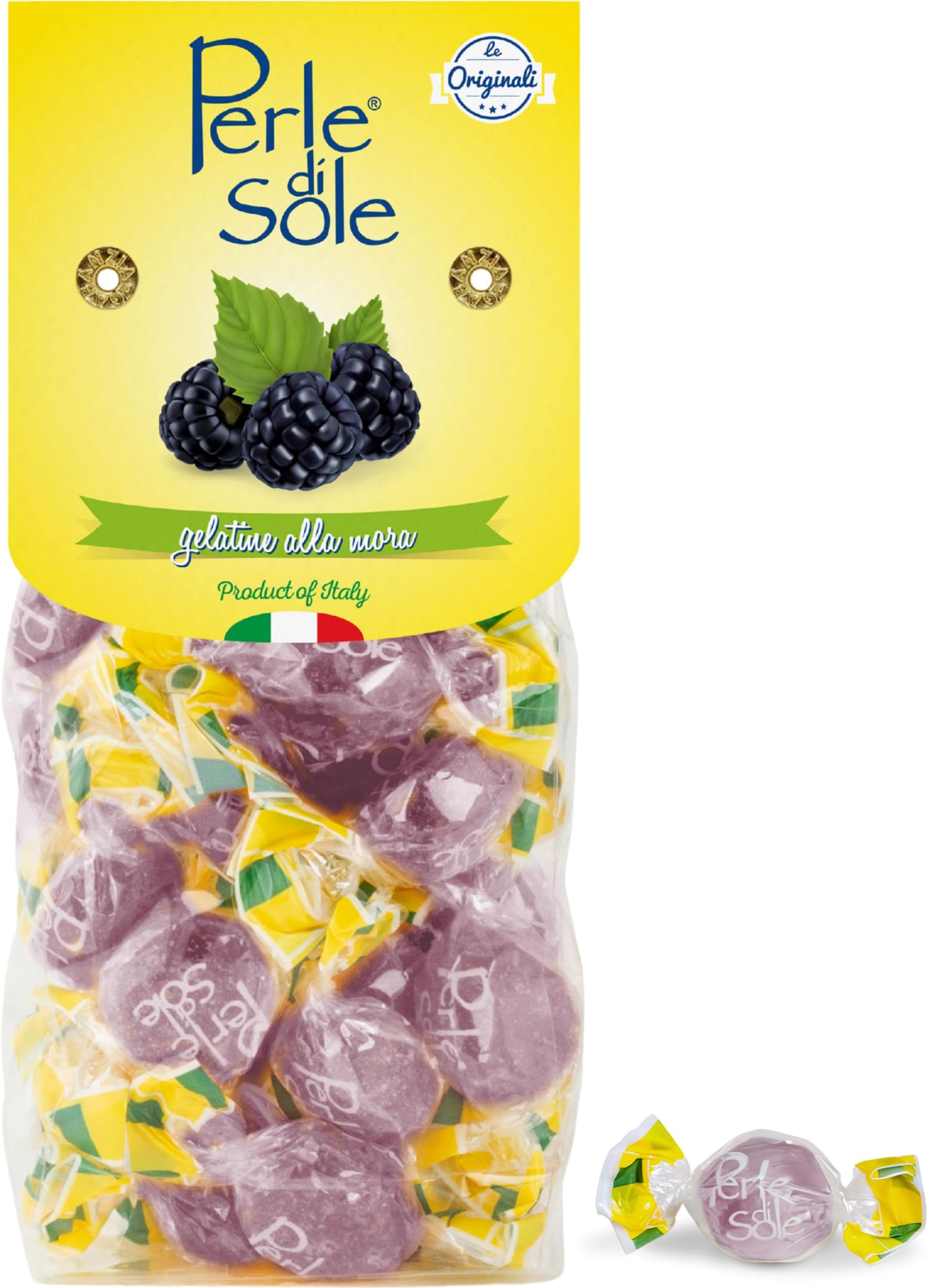 Amazon.com : Perle di Sole Blackberry Jellies - Italian Candy ...