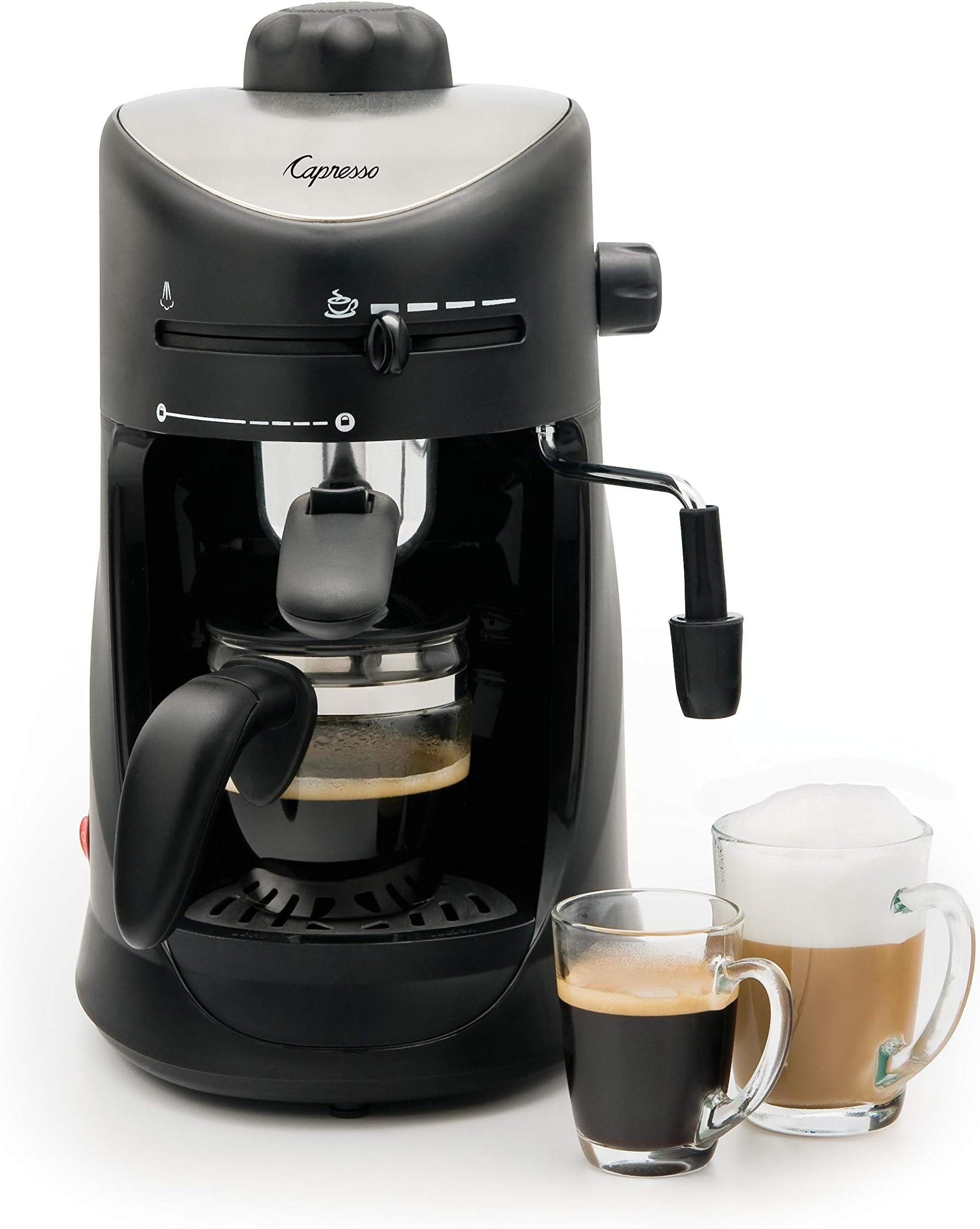 Amazon.com: Capresso Steam PRO Espresso and Cappuccino Machine, 4-Cup ...