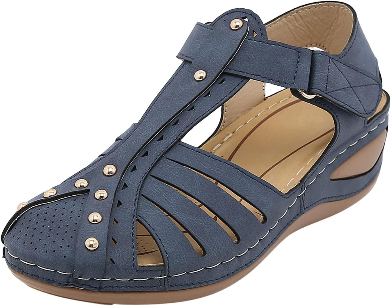 Amazon.com | Women's Arch Support Sandals Orthopedic Shoes Slip On Arch ...