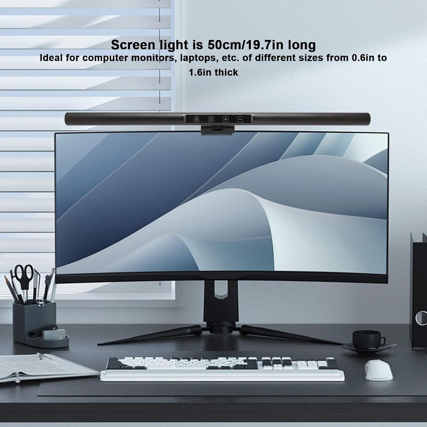 Diyeeni Lámpara de monitor de computadora, lámpara profesional de ...