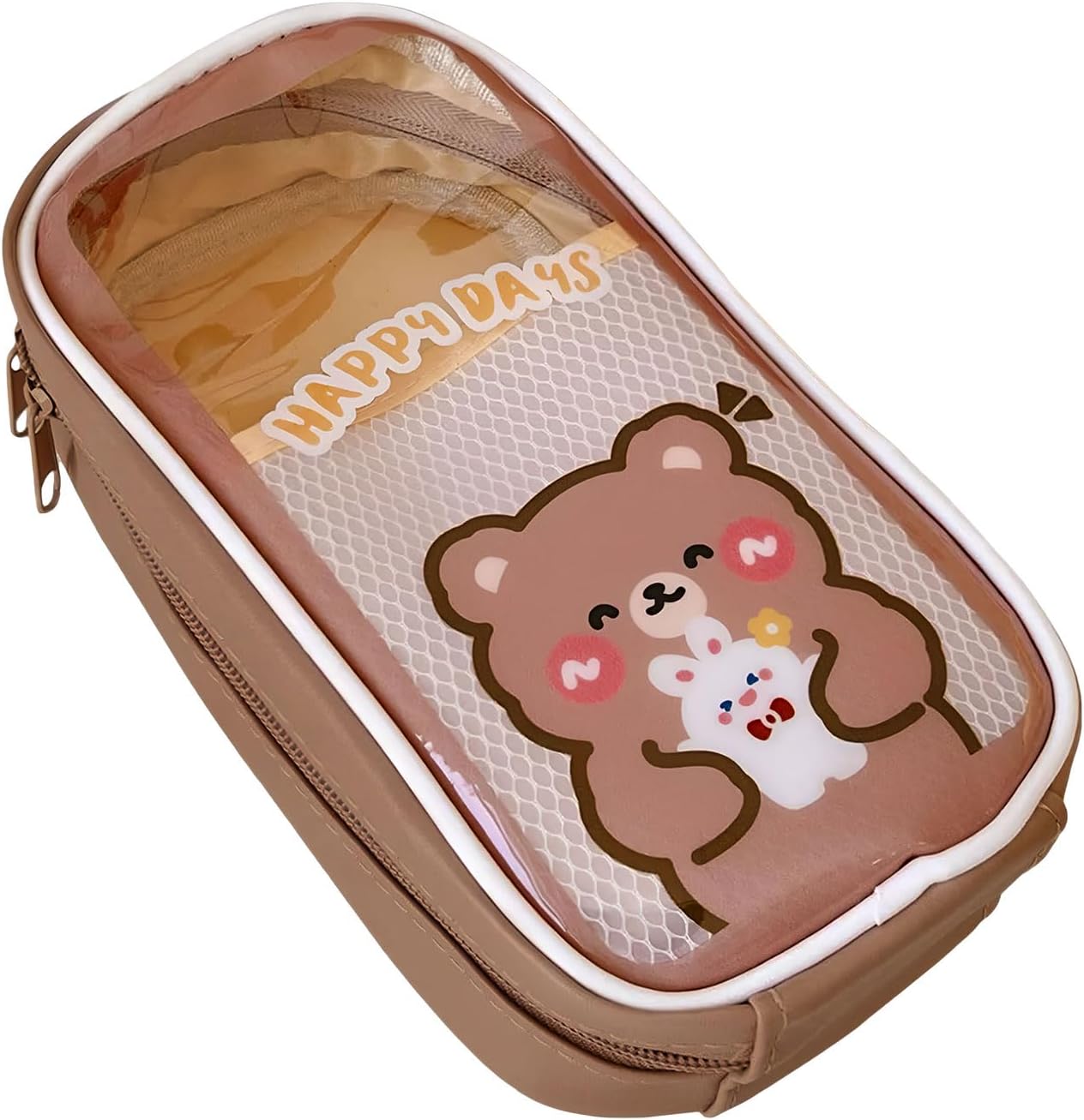 ruyet Cute Pencil Case,Kawaii Pencil Case,Portable Clean Transparent ...