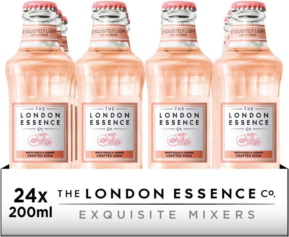 The London Essence Co. White Peach and Jasmine, 24 x 200ml Bottles ...