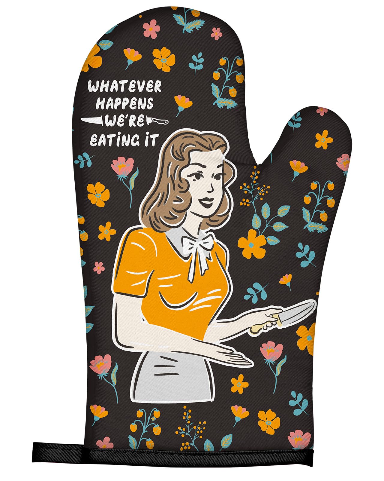 Amazon.com: Swooflia Funny Oven Mitts Heat Resistant for Women - Cute ...