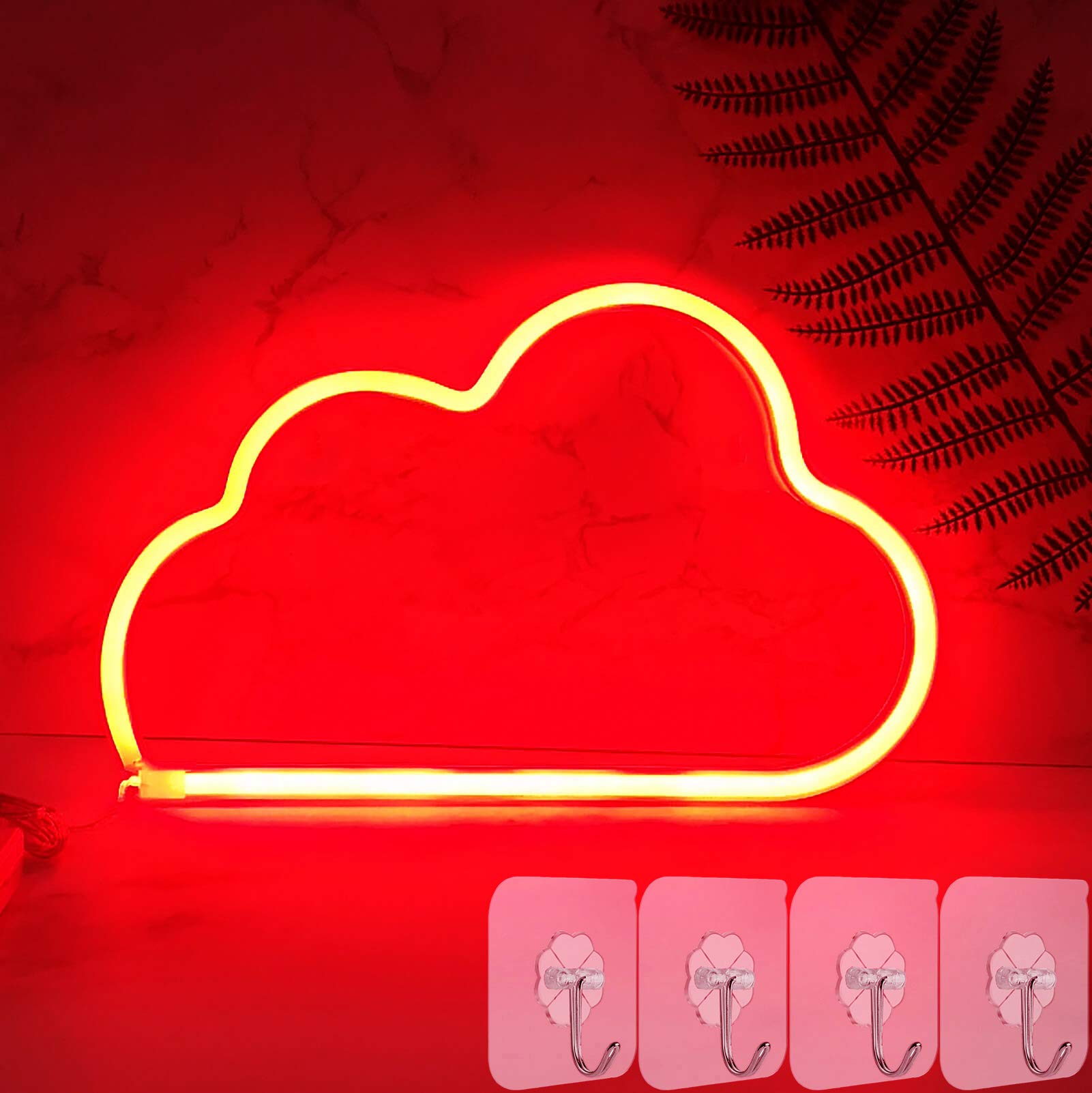 Yiviyar Red Cloud Led Light Neon Signs For Wall Decor | Desertcart Botswana