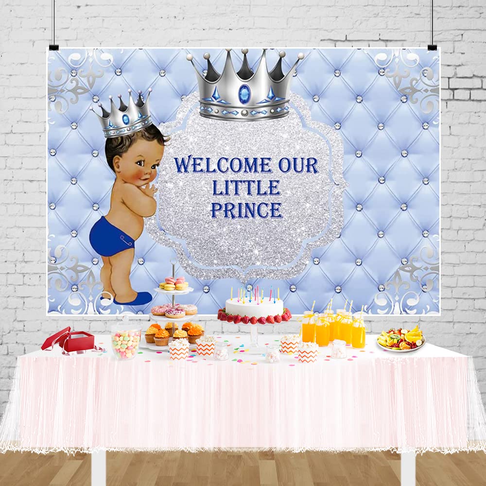 Little Prince Baby Shower Backdrop Royal Prince Baby Shower Backdrop