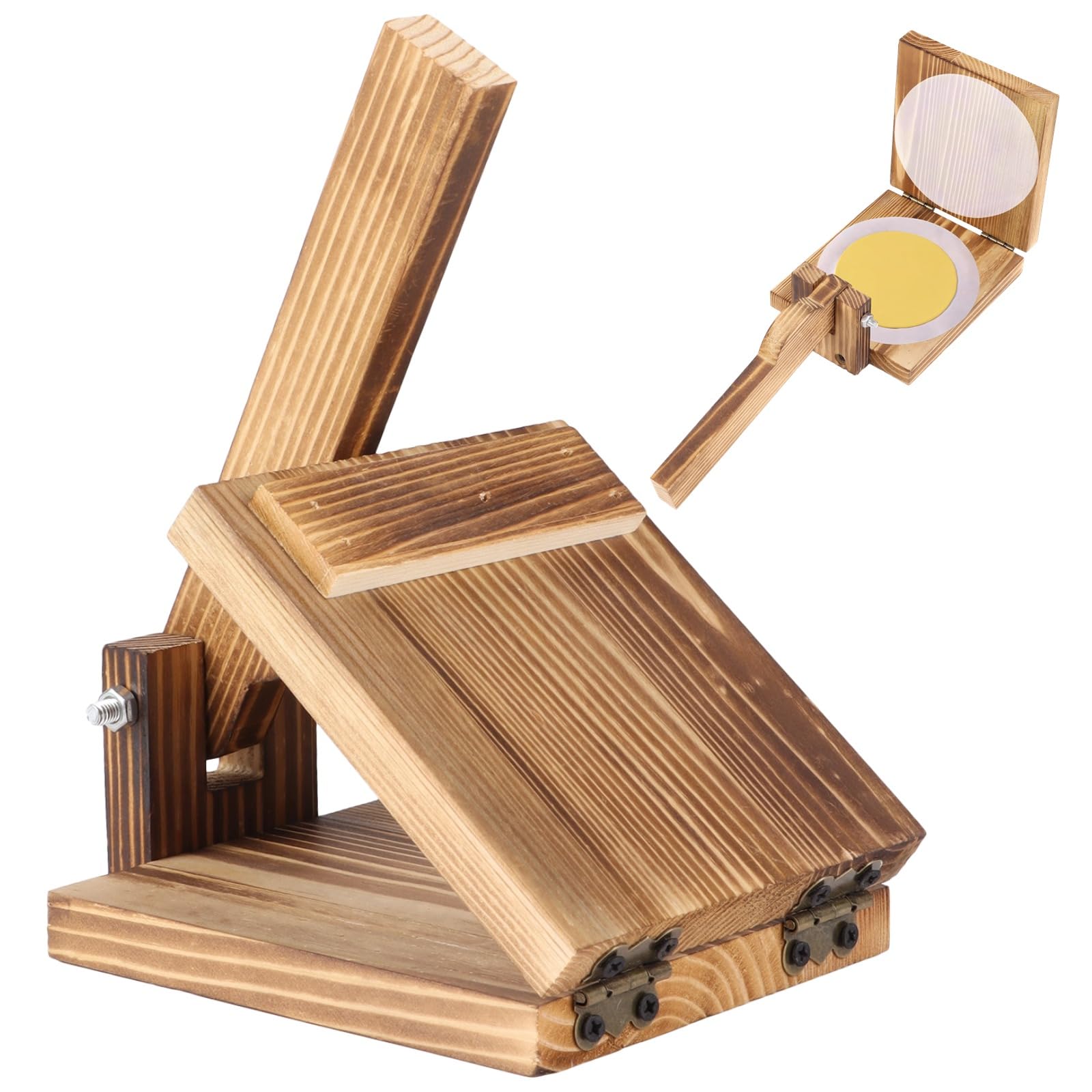 Amazon.com: Vintage Charcoal Hardwood Tortilla Press, 6.5 x 5.1 Inches ...