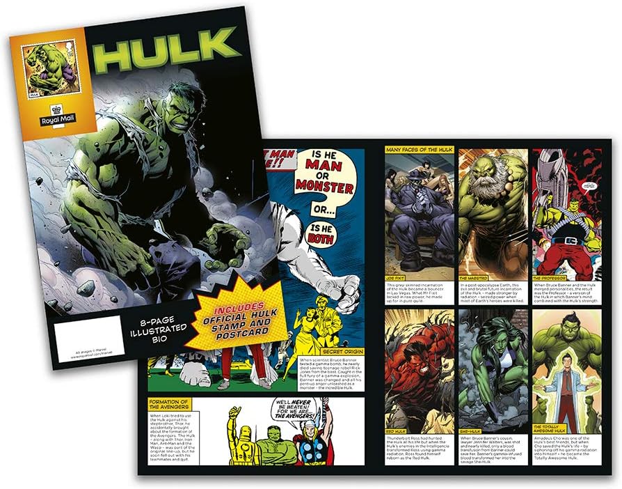Marvel Hulk Mini Comic from Royal Mail – TopToy