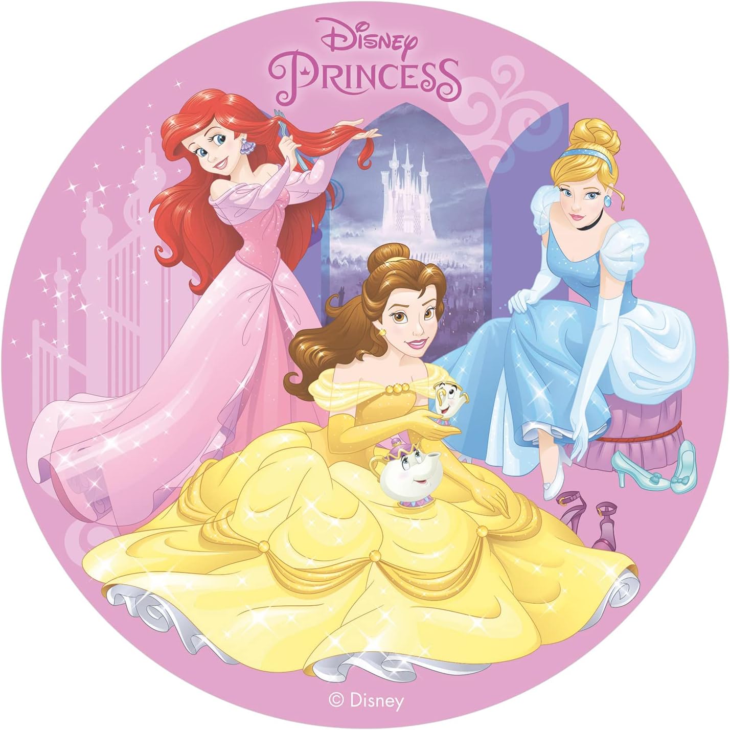 Amazon.com: Disney Princess Cake Topper, 20 Centimeters (8") : Grocery ...