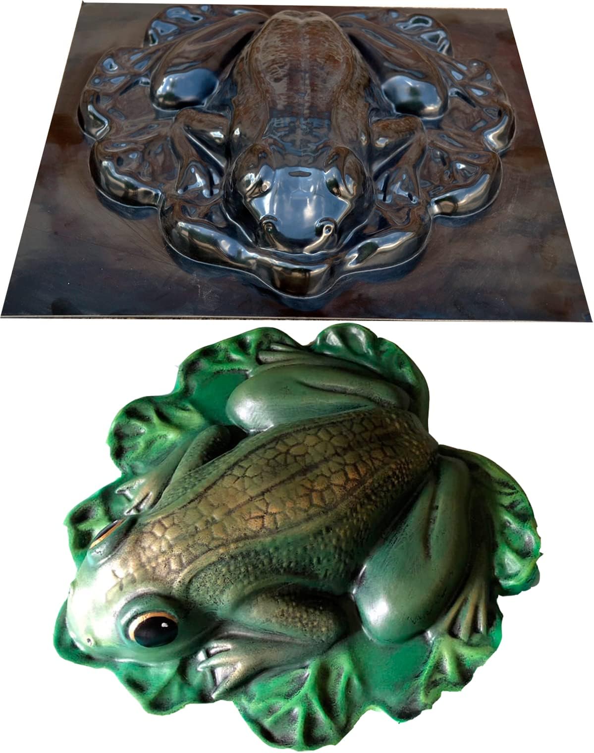 Amazon.com : BMold 2 pcs Plastic MOLDS of Lizard Tiles for Concrete ...