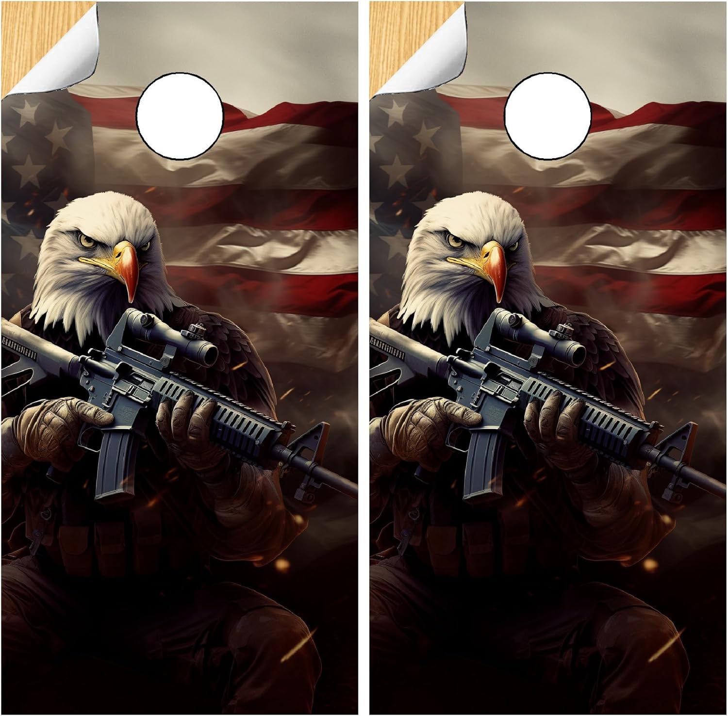 Amazon.com: GRAPHIX EXPRESS Cornhole Board Wraps - Cornhole Wraps for ...