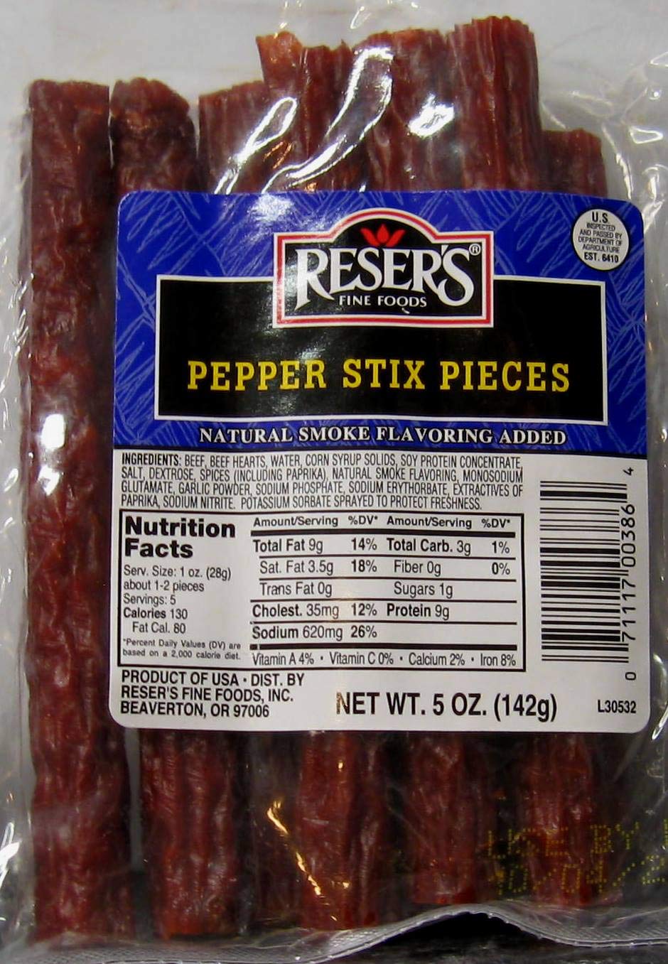Amazon.com: Reser's Pepperoni Stix Pieces 5 oz. : Grocery & Gourmet Food