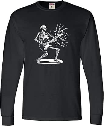 Amazon.com: Go All Out Rock & Roll Skeleton Shredding Playing Guitar ...