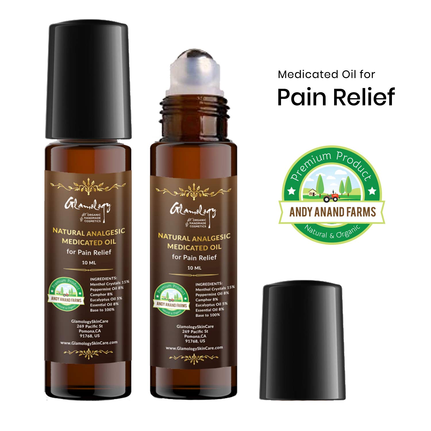 Buy Andy Anand Natural Analgesic Medicated Oil for Pain Muscle Aches ...
