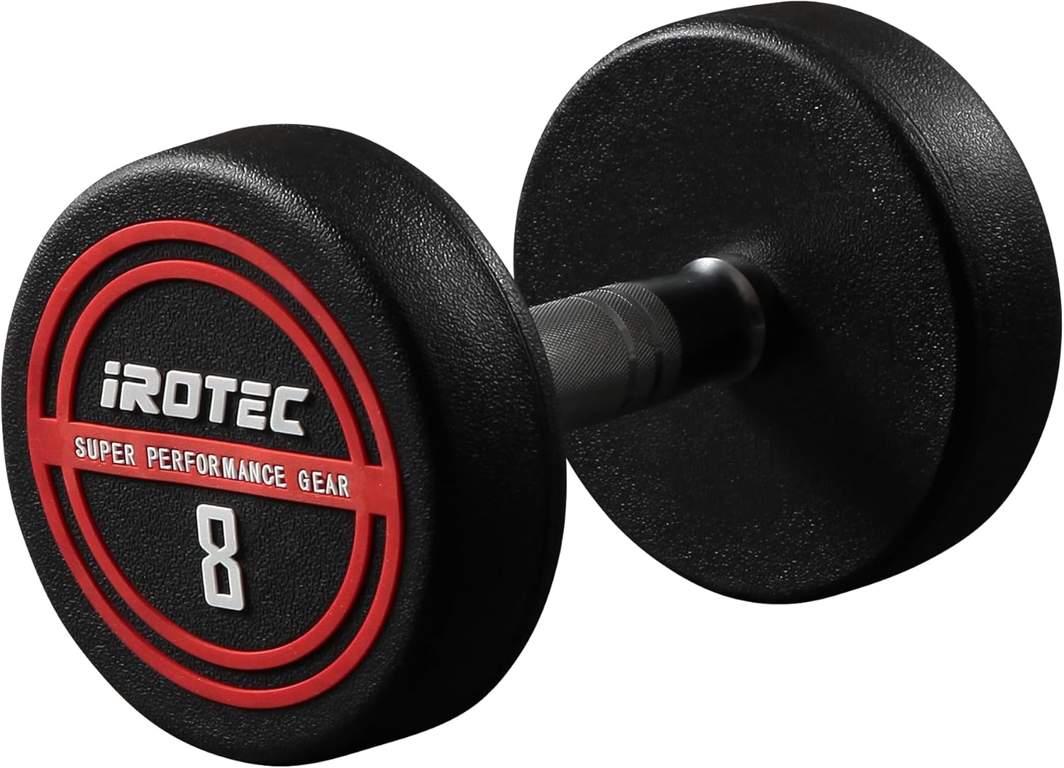 Amazon | IROTEC（アイロテック）NEWラバージムダンベル8KG / ダンベル ラバーダンベル バーベル ジムダンベル 鉄アレー 鉄アレイ 筋トレ器具 スクワット ベンチプレス 鉄 ...