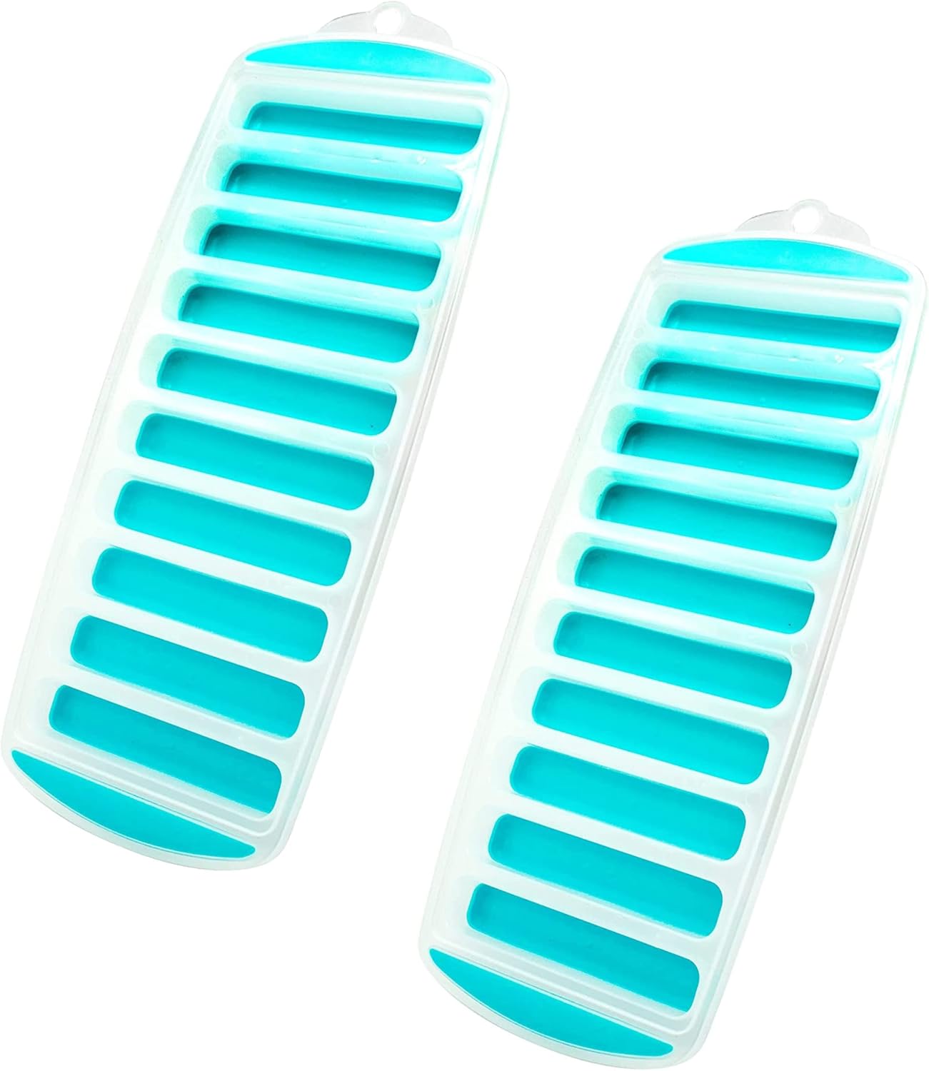 Amazon.com: Jacent Resusable Silicone and Plastic Water Bottle Ice Cube ...