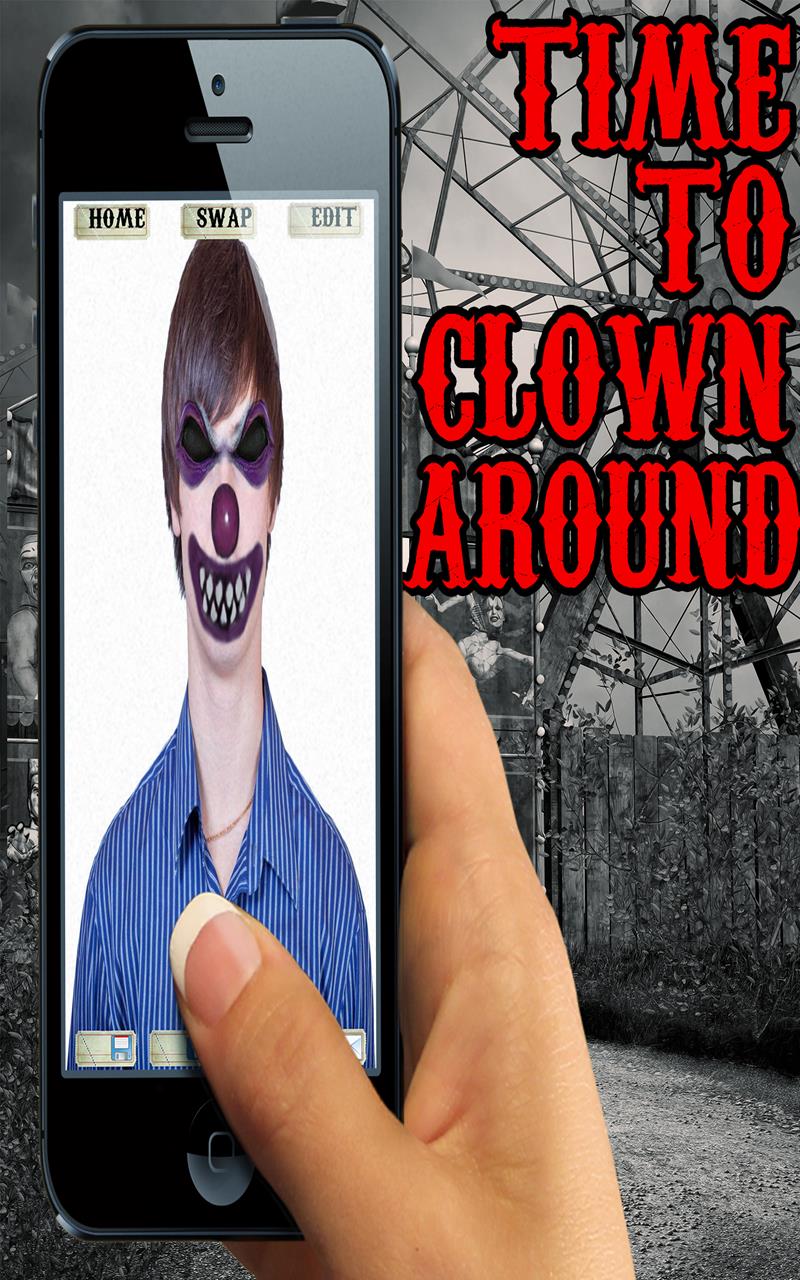 ClownFaced - The Scary Clown Face Maker Horror Halloween Booth Free ...