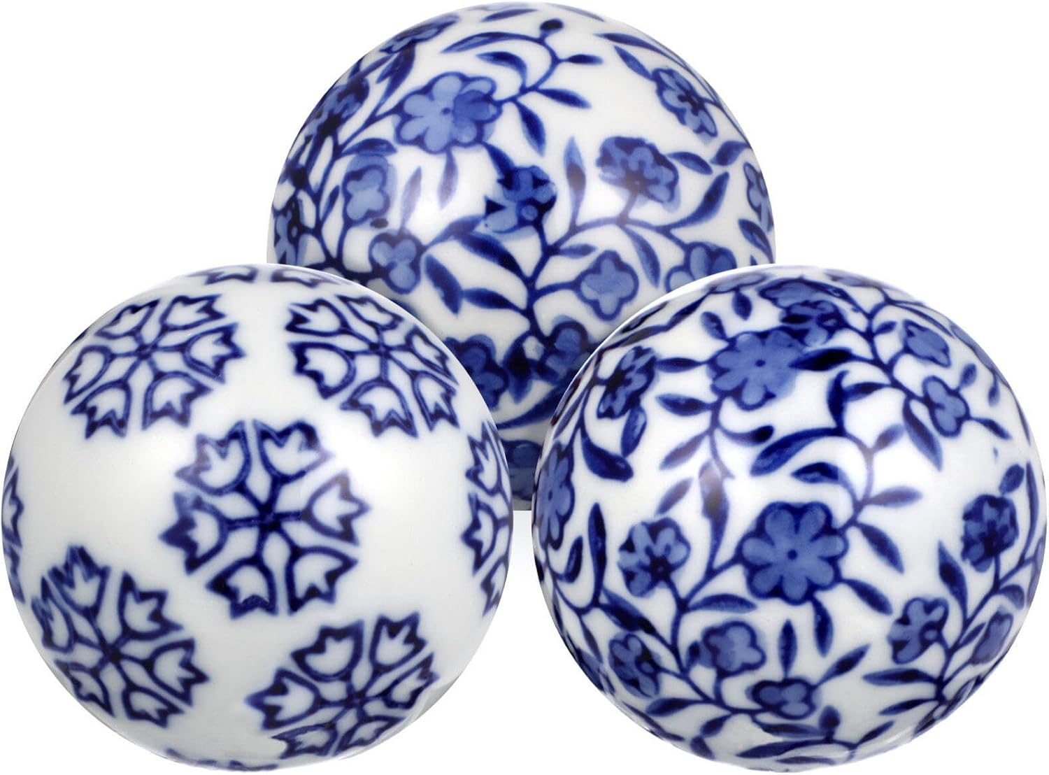 Amazon.com: Alipis Ceramic Decorative Balls 3pcs Chinese Porcelain Orbs ...