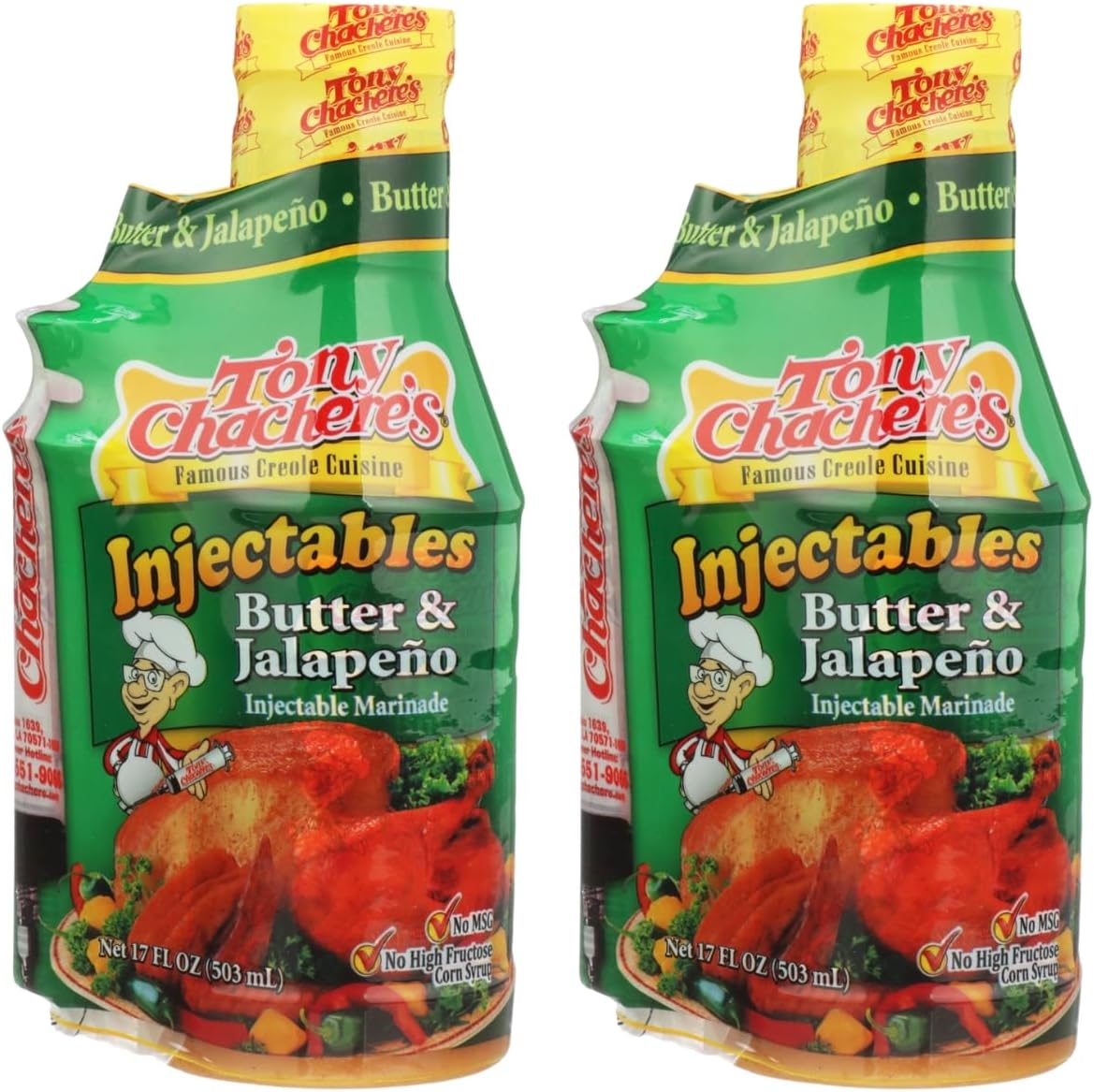 Amazon.com : Tony Chachere's Marinade Praline Honey Ham W/ Injector ...