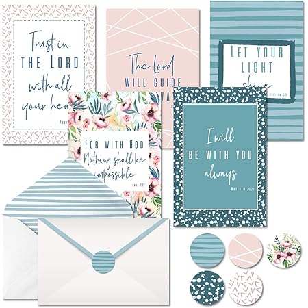 Amazon.com : The Best Card Company - 10 Blank Inspirational Note Cards ...