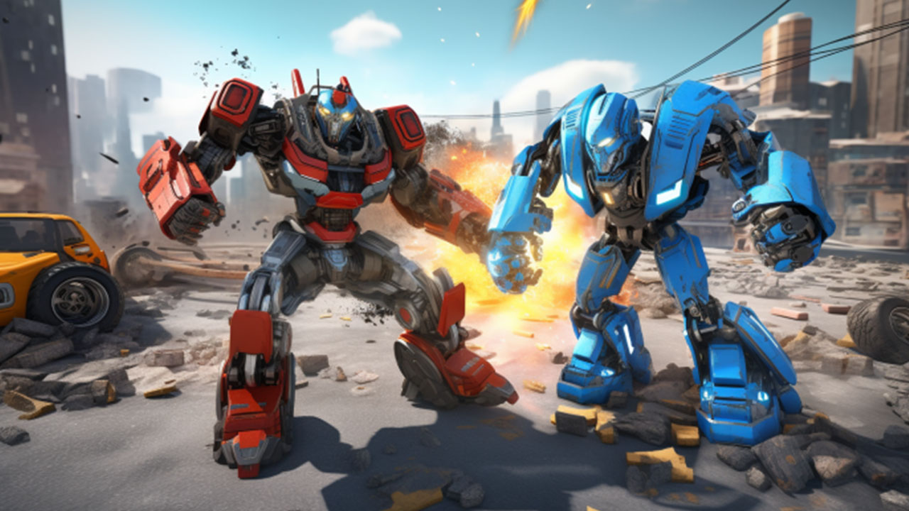 Flying Car Transformation Robot free 3D, Ultimate Futuristic US Police ...