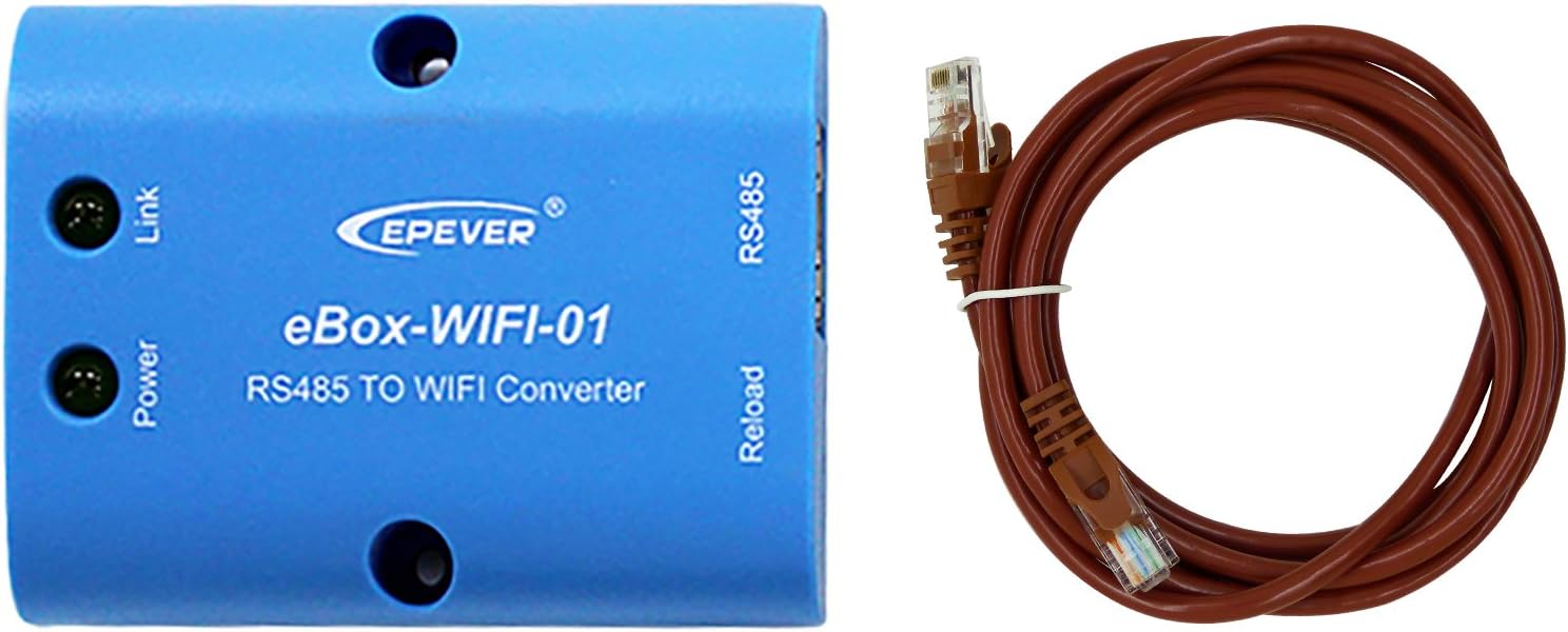 Amazon.com : EPEVER eBOX WiFi 01 RS485 to WiFi Adapter for MPPT Solar ...