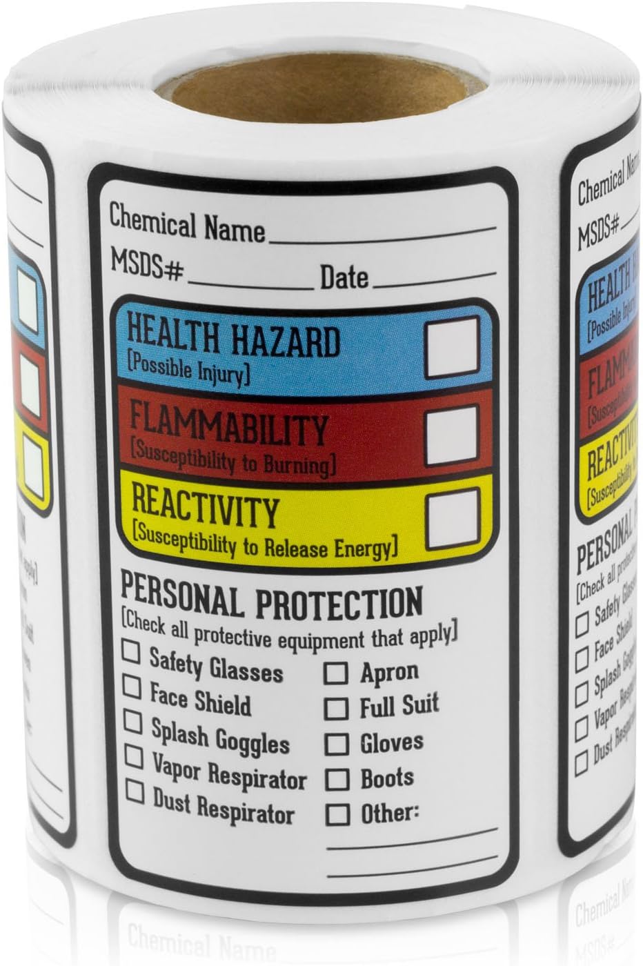 Amazon.com : 300 Labels - SDS Stickers/MSDS Stickers - 1.5 x 2.5 inch ...