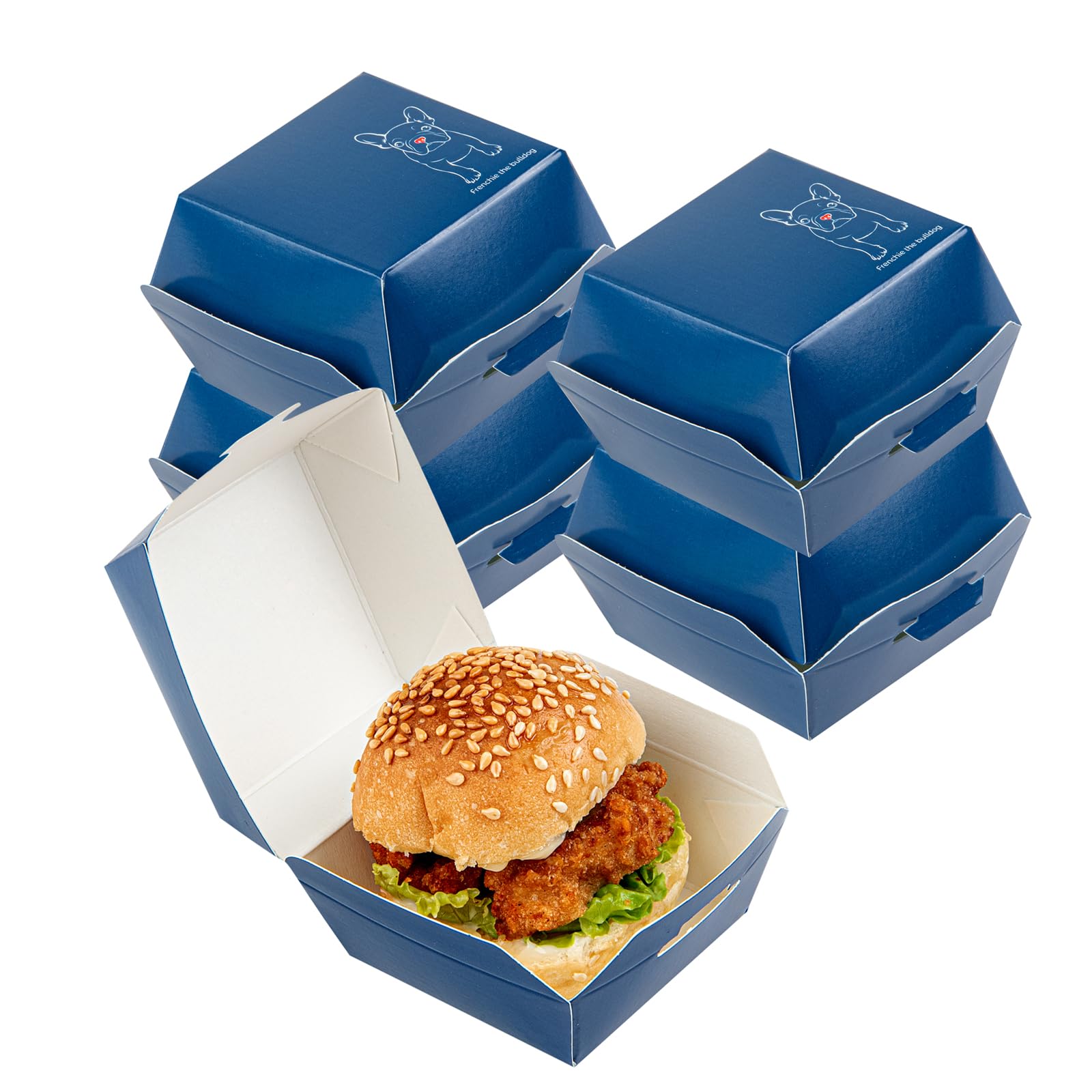 Amazon.com: Restaurantware 2.5 x 2.5 x 2 Inch Mini Burger Boxes 100 ...