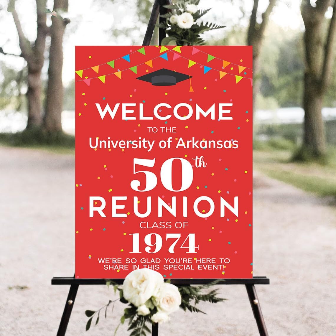 Amazon.com : KOLSTRAW Personalized Class Reunion Welcome Sign, Class Reunion Sign, Welcome Class ...
