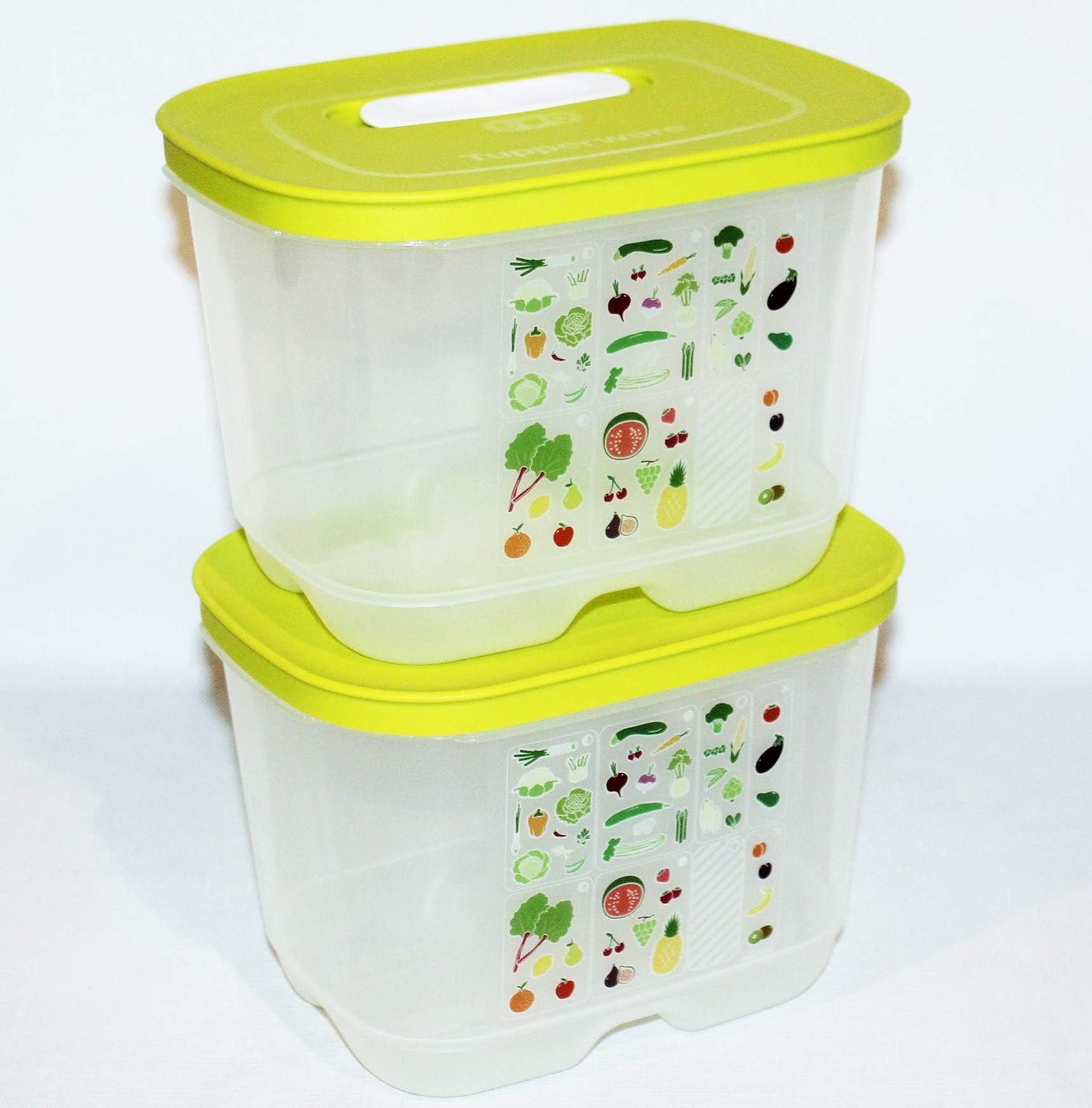 Amazon.com: Tupperware Set of 2 Small Deep Fridgesmart Containers 7 ...