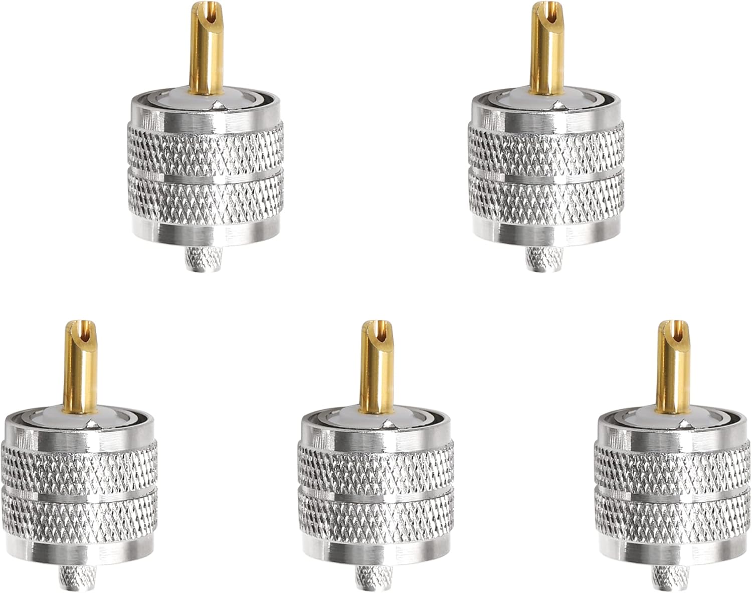 Amazon.com: Anina PL259 UHF Male RF Coax Solder Connector Plug for RG58 LMR240 4D-FB CNT240 ...