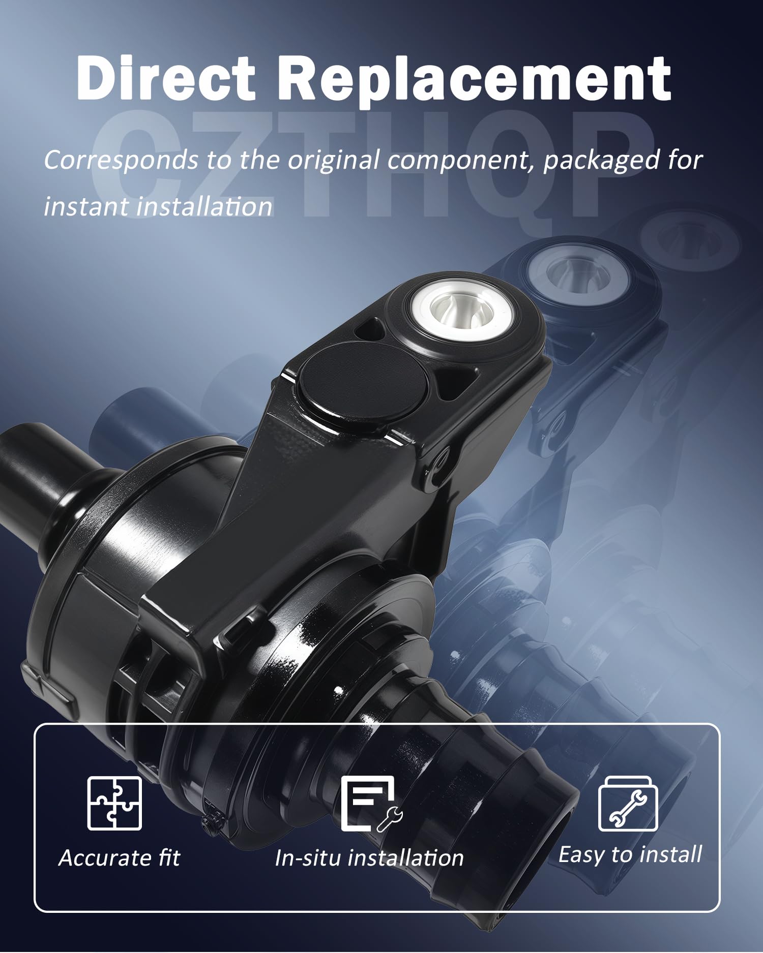 Snapklik.com : CZTHQP 16671-25010 Heater Control Valve For RAV4 2019 ...