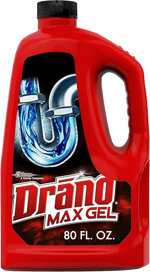 Amazon.com: Drano Max Gel Drain Clog Remover and Cleaner for Shower or ...