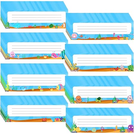 Amazon.com: Teacher Created Resources Colorful Fish Flat Name Plates ...