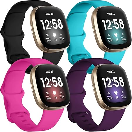 Amazon.com: Dirrelo Bands Compatible with Fitbit Sense / Sense 2 ...