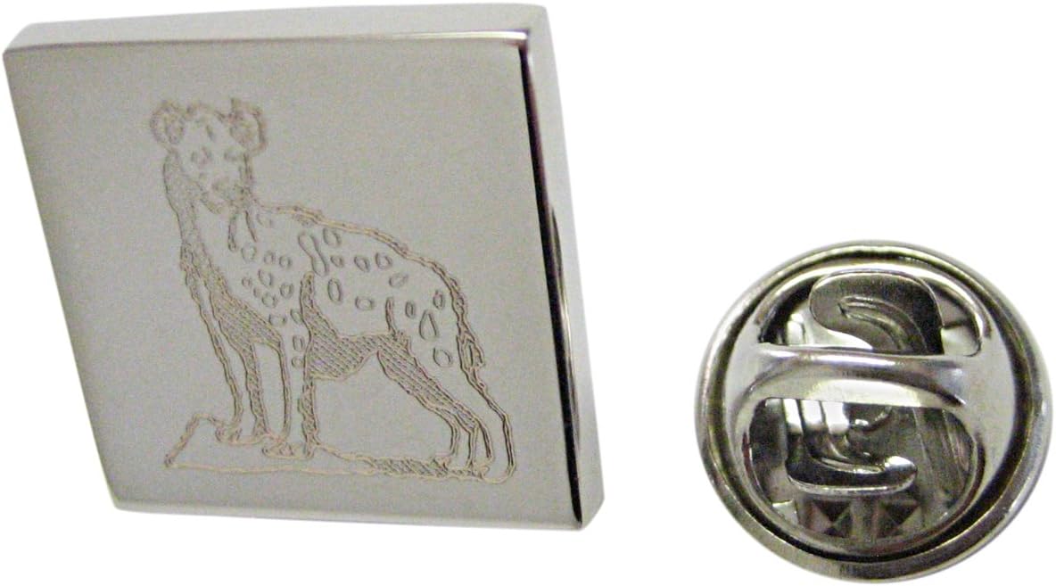 Amazon.com: Kiola Designs Silver Toned Etched Hyena Lapel Pin: Clothing ...