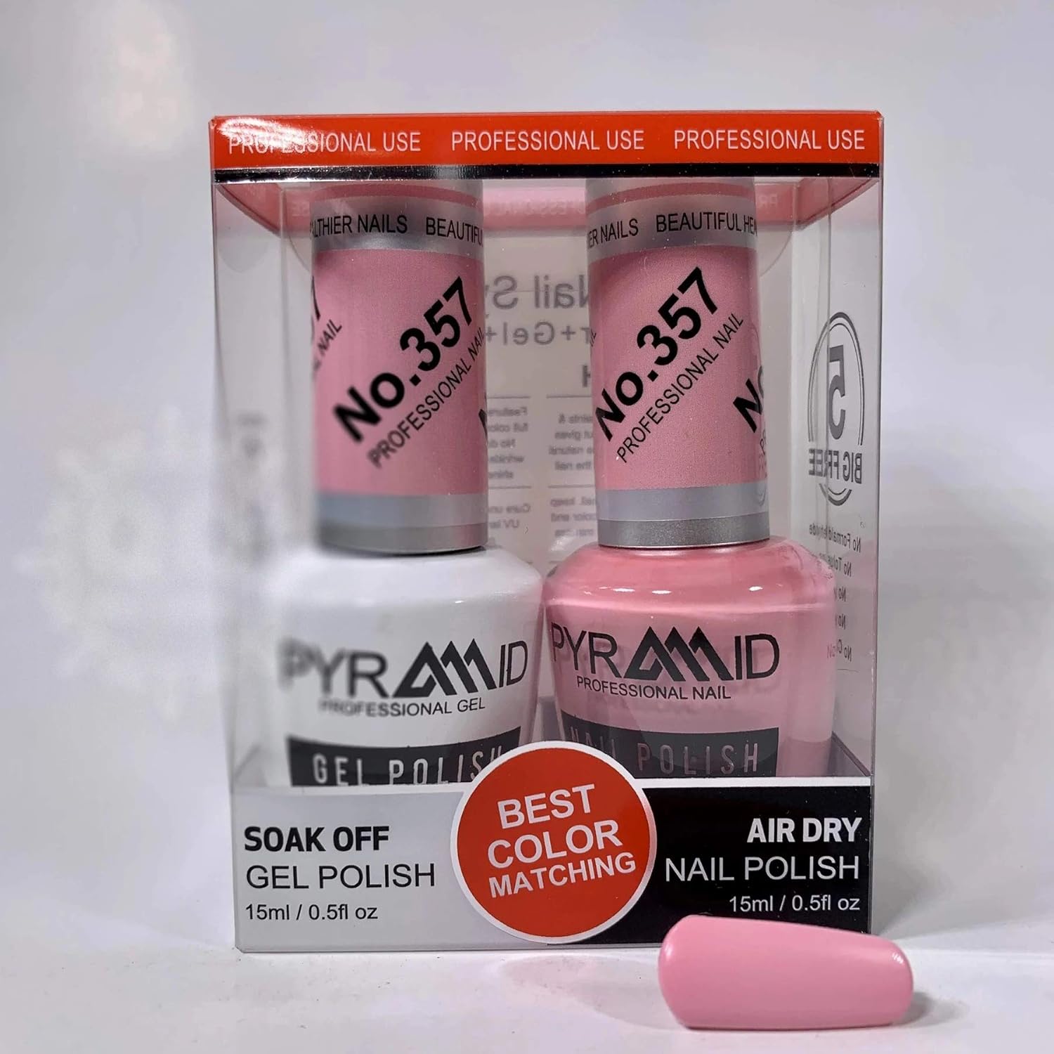 Amazon.com : Pyramid - 100% Pure Gel Nail Polish 0.5 fL Oz (357 ...