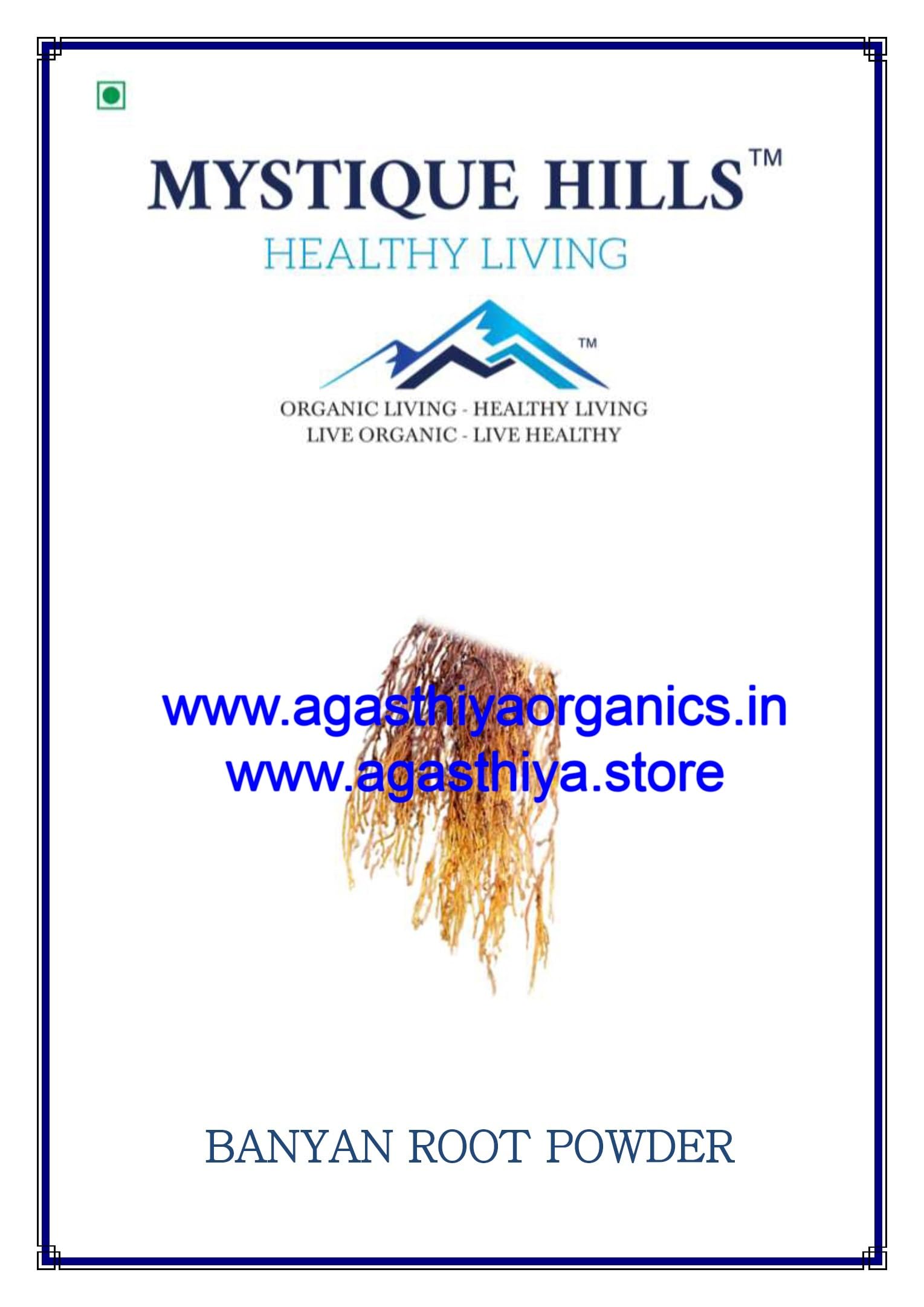 Mystique Hills Banyan Root Powder (200 g) : Amazon.in: Health ...