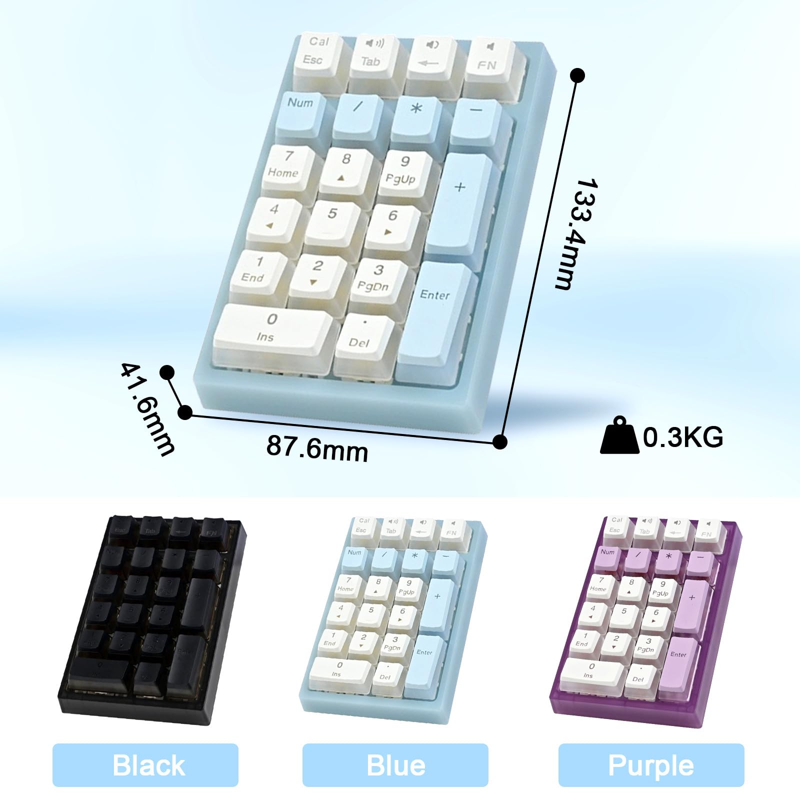 Snapklik.com : BOYI TD21 HotSwap Mechanical Numeric Keypads,21 Keys ...