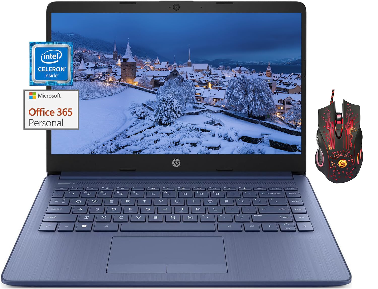 HP 2024 Newest 14" Ultral Light Laptop for Students and Business, Intel ...