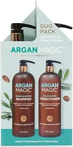 Argan Magic Shine Boosting Shampoo & Moisturizing Conditioner Duo ...