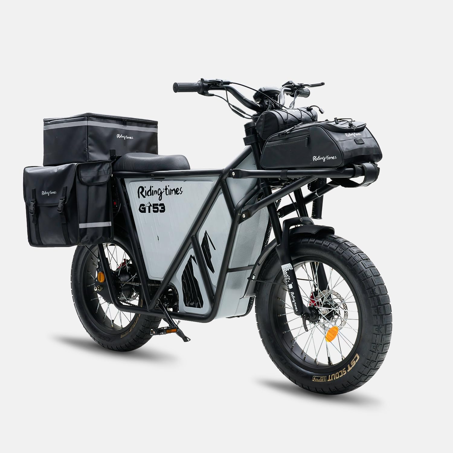 Amazon.com : Riding'times GT53 Electric Cargo Bike for Adults, 2000W ...