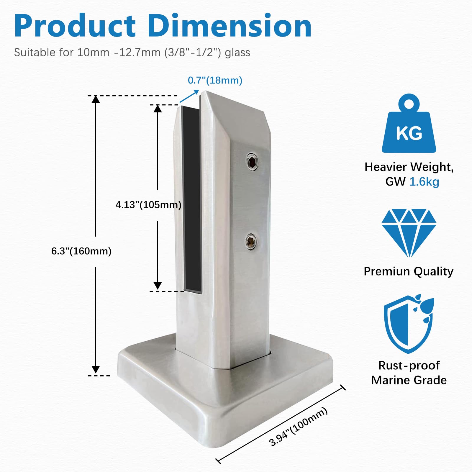 Snapklik.com : LukLoy 1 Pack Heavy Duty NW 2.6lb 2205 Stainless Steel ...