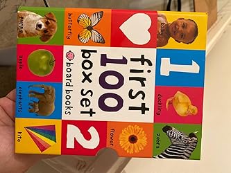 First 100 Board Book Box Set (3 Books): First 100 Words / Numbers ...