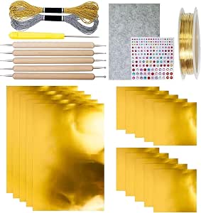 Amazon.com: Foil Embossing Tool – Metal Embossing Art Kit with Foil ...