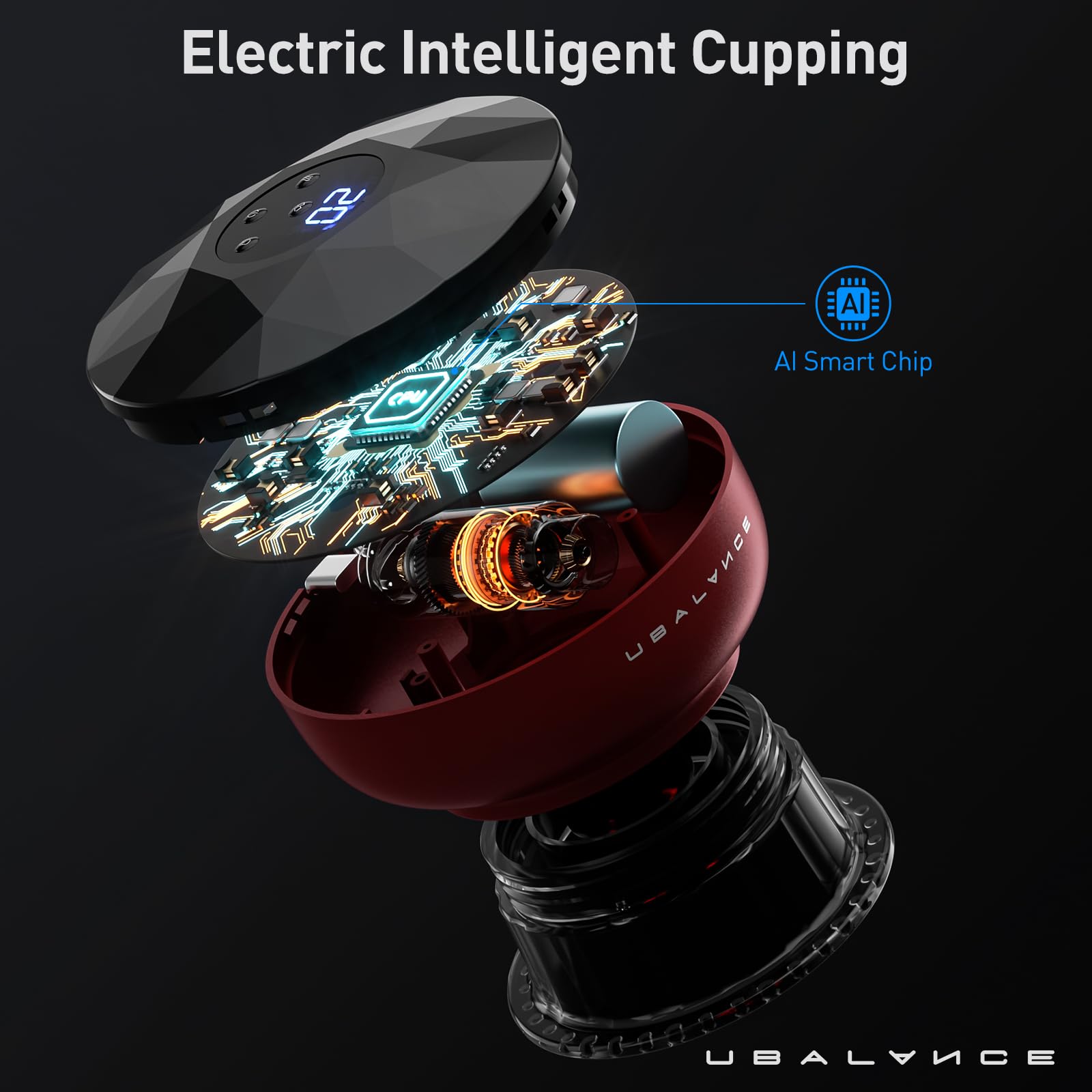 Snapklik.com : Cupping Therapy Set, Smart Electric Cupping Massager, 4 ...