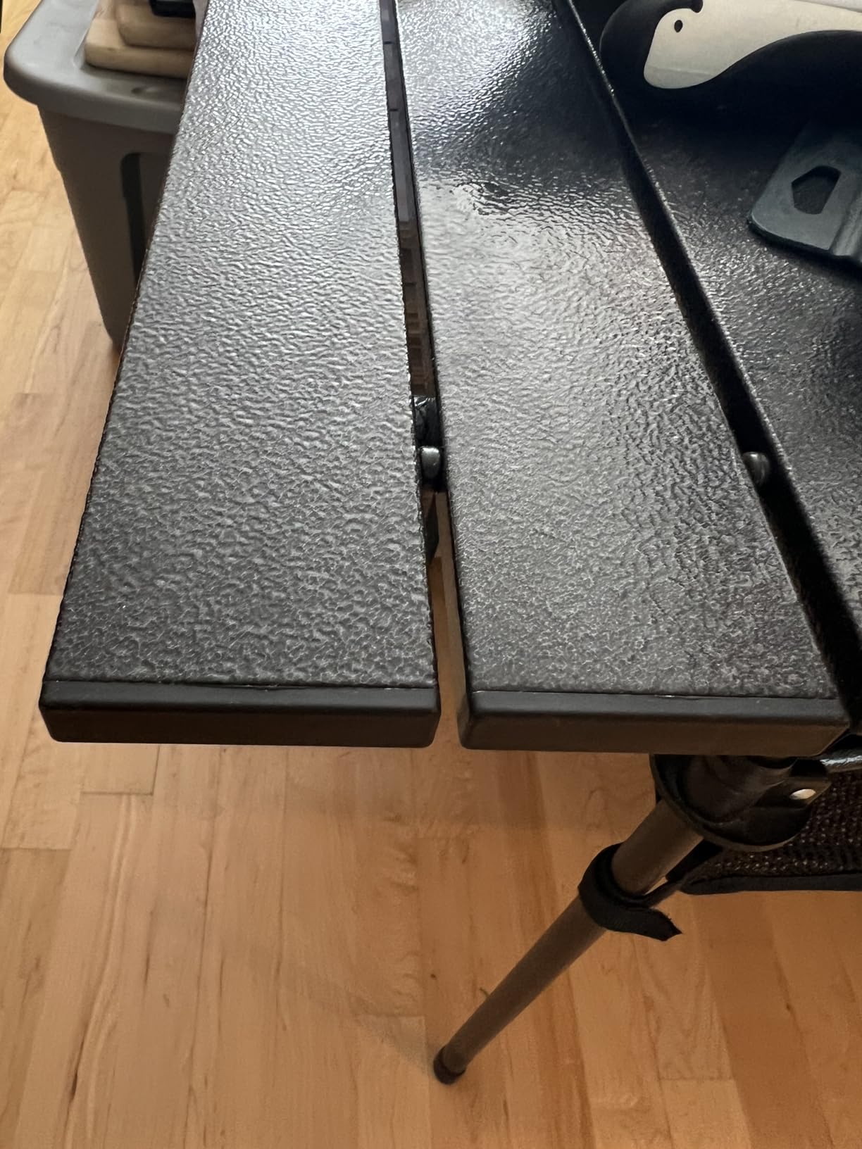 Amazon.com: Folding Camping Table with Waterproof Tarp - Large Aluminum ...