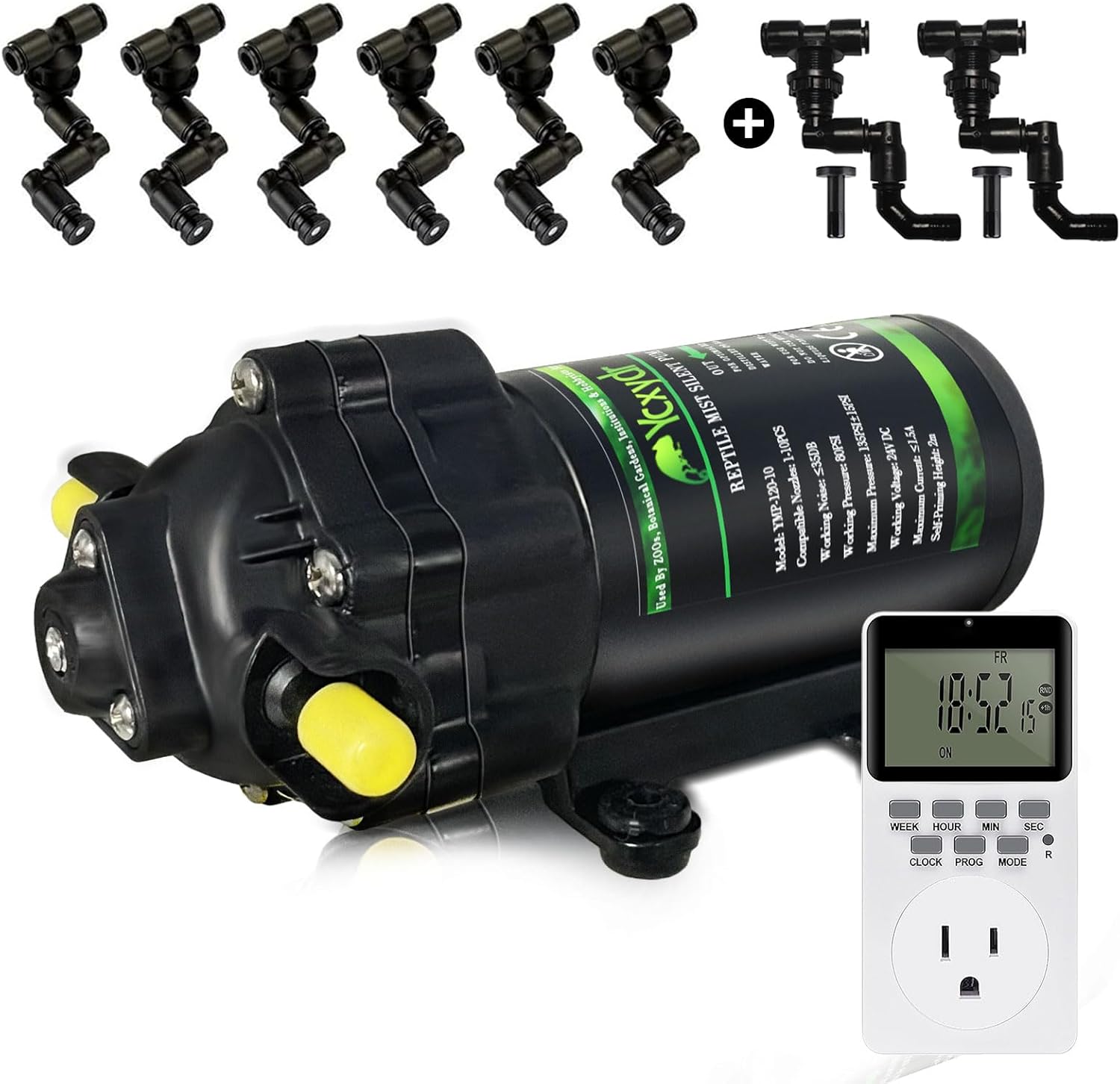 Amazon.com : Reptile Mister Automatic Misting System with 8 Fine Mist ...