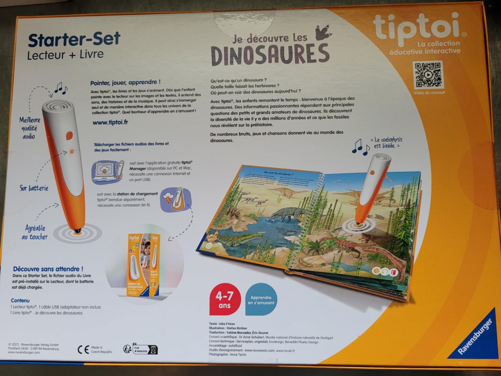 Ravensburger - tiptoi - Starter Set - Lecteur + Livre 'Je découvre les ...