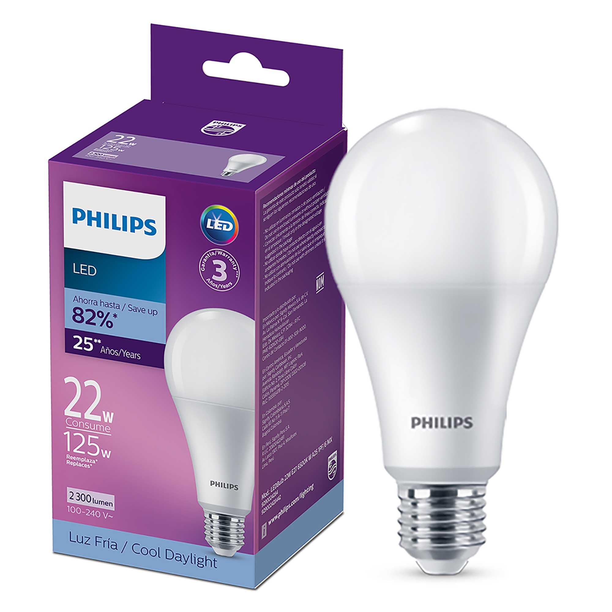 Philips LED Foco High lumen 23W E27 Luz Fría : Amazon.com.mx: Hogar y ...